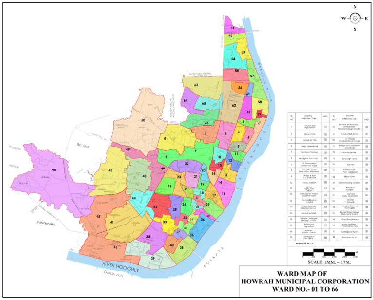 Ward Map – Howrah Municipal Corporation